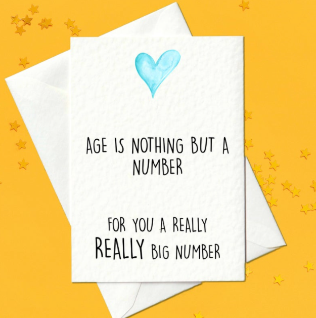 Age is nothing but a number - for you a really big number (A6 ...